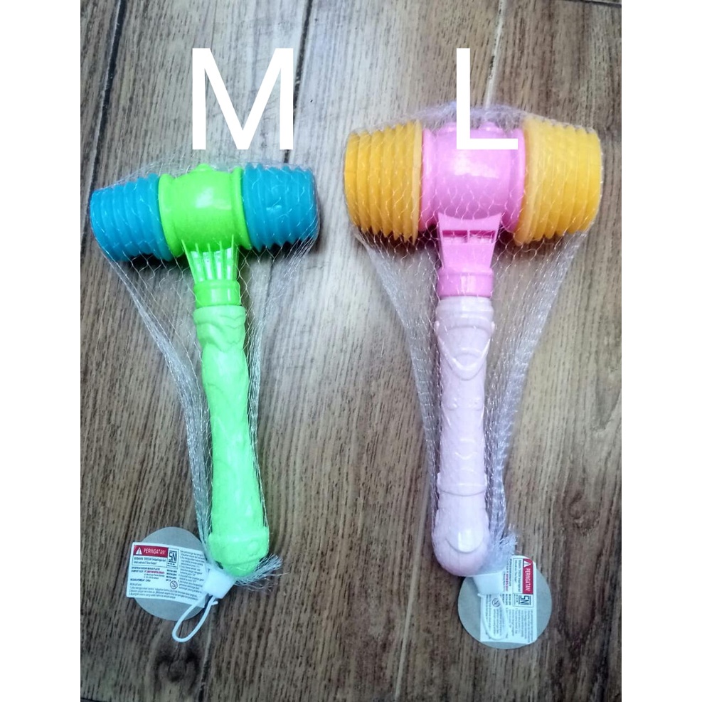 Jual mainan anak palu cit mainan prank bayi palu pegas mainan palu bayi ...
