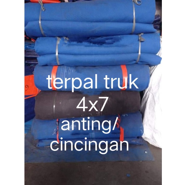 Jual terpal truk kain kanvas liong/mutho 2558 no8. ukuran bahan4x7 ...