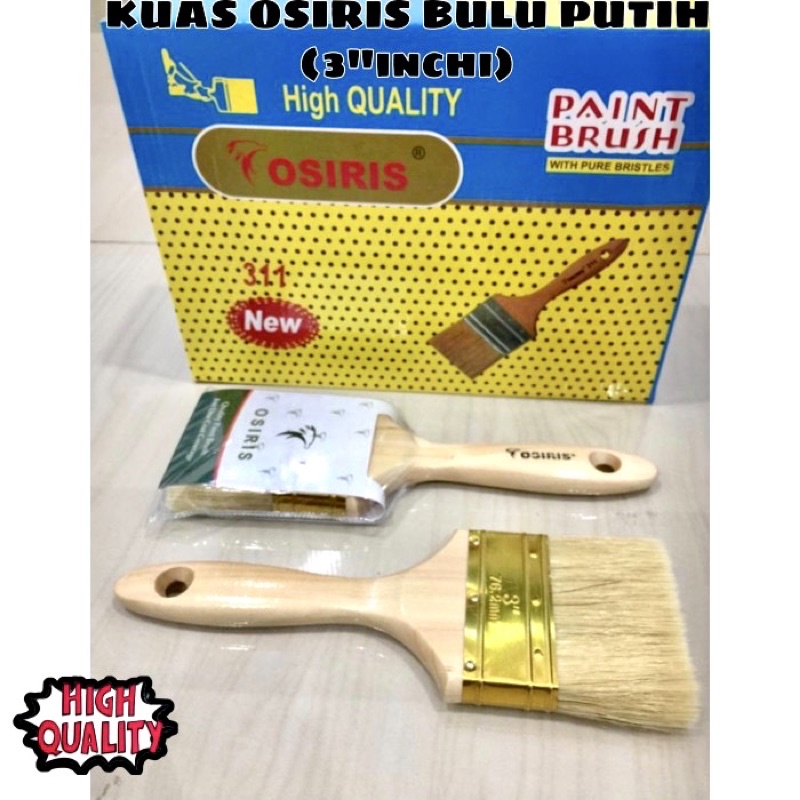Jual OSIRIS 311 3” Kuas cat 3”inci osiris Kuas cat bulu putih 3inci ...