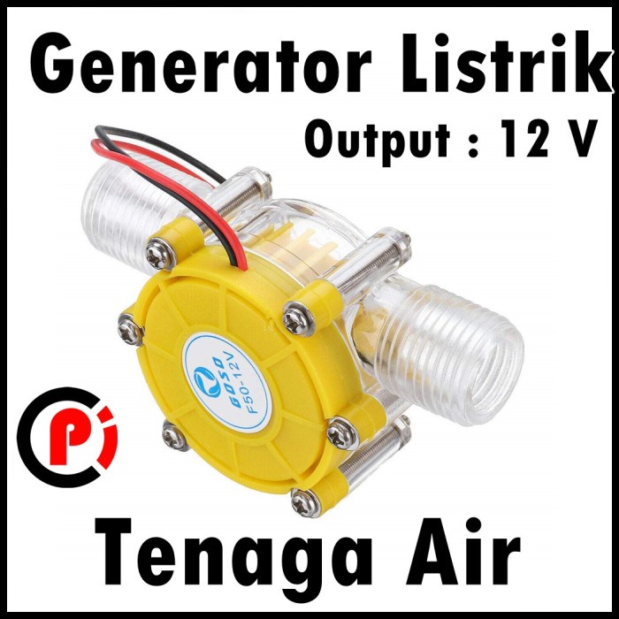 Jual Generator Pembangkit Listrik Tenaga Air Mini Turbin Output 12 Volt ...
