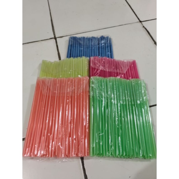 Jual Sedotan Bubble Tea Boba 6mm,8mm,12mm Isi 200gram / Sedotan Minuman ...
