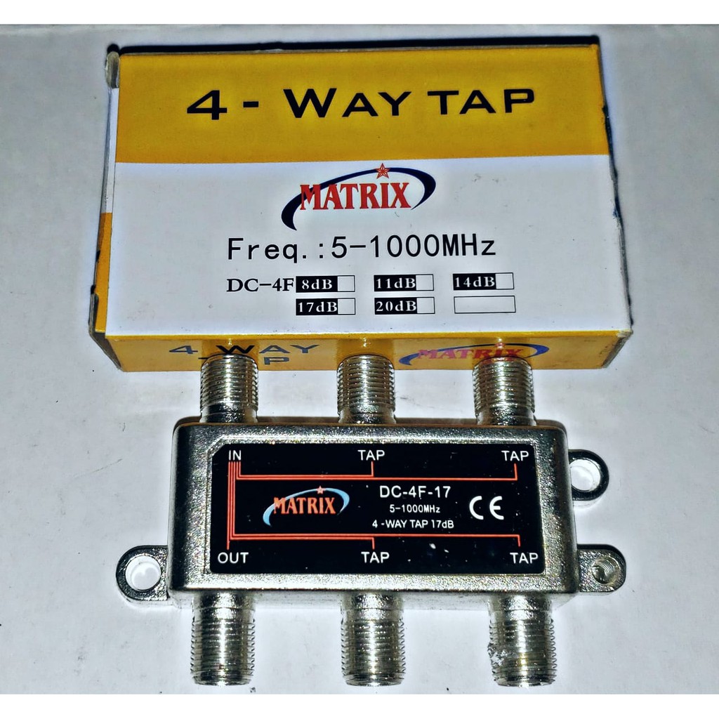Jual Tap 4 Way 17 DB - Matrix | Shopee Indonesia