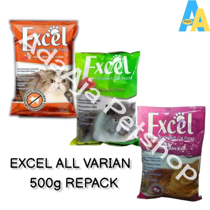 Jual Excel 500g Makanan Kucing All Varian | Shopee Indonesia