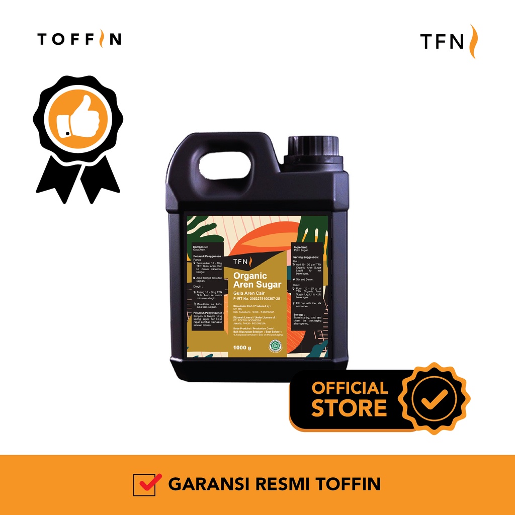 Jual Toffin Organic Aren sugar Liquid ||gula aren 1 Kg | Shopee Indonesia