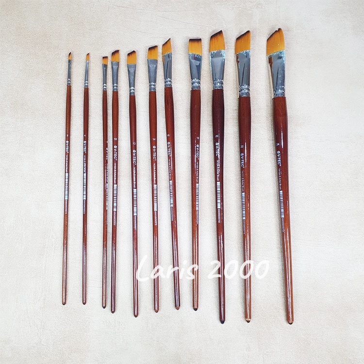 Jual Kuas Lukis Angular Panjang / Brush 1410A-S V-tec | Shopee Indonesia
