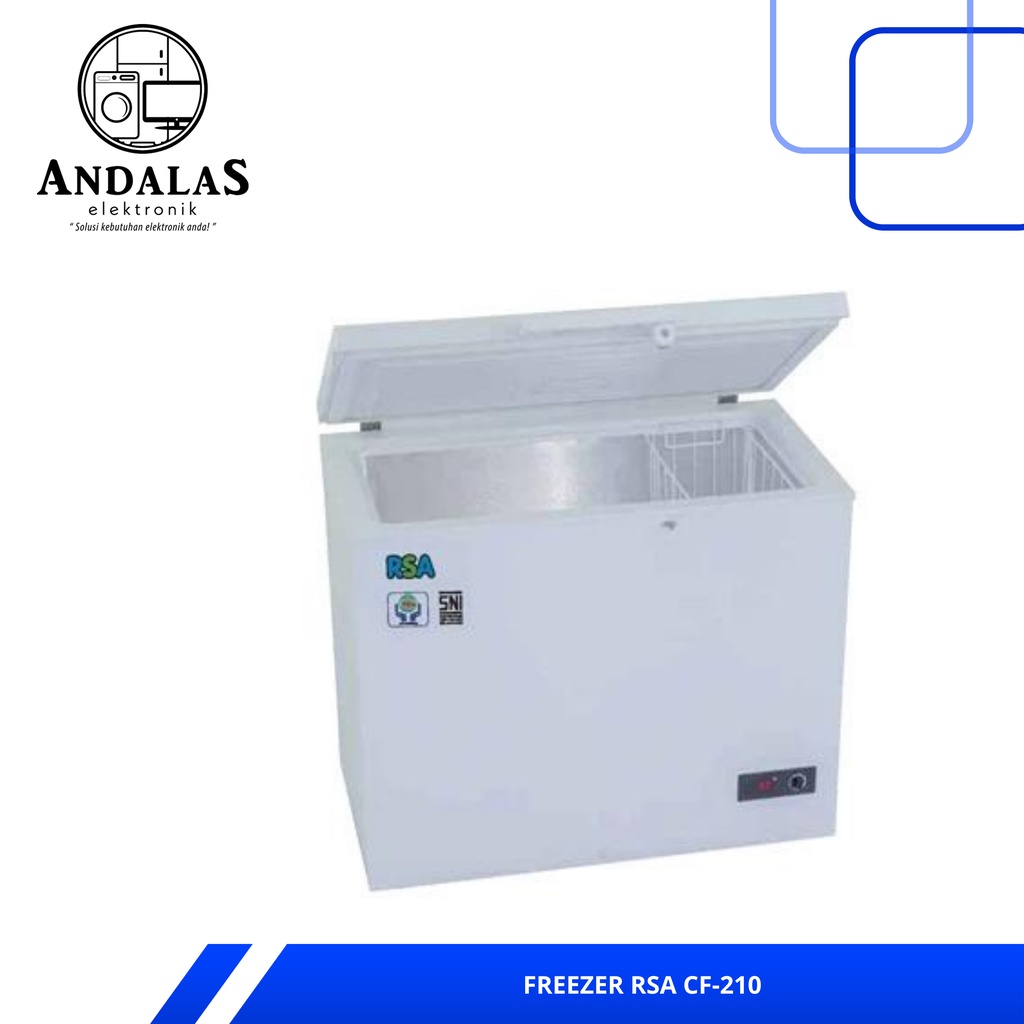 Jual RSA CF 210 CHEST FREEZER BOX 200 L LEMARI PEMBEKU 200 LITER CF-210 ...