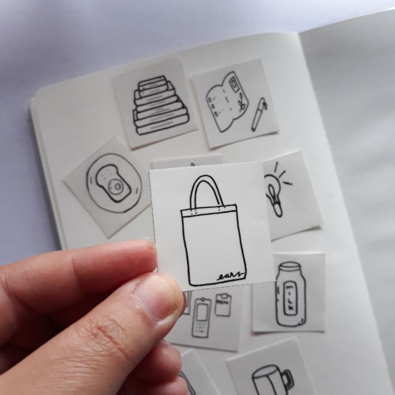Jual Journal Sticker Set | Deco Sticker | Vinyl Transparent Sticker ...