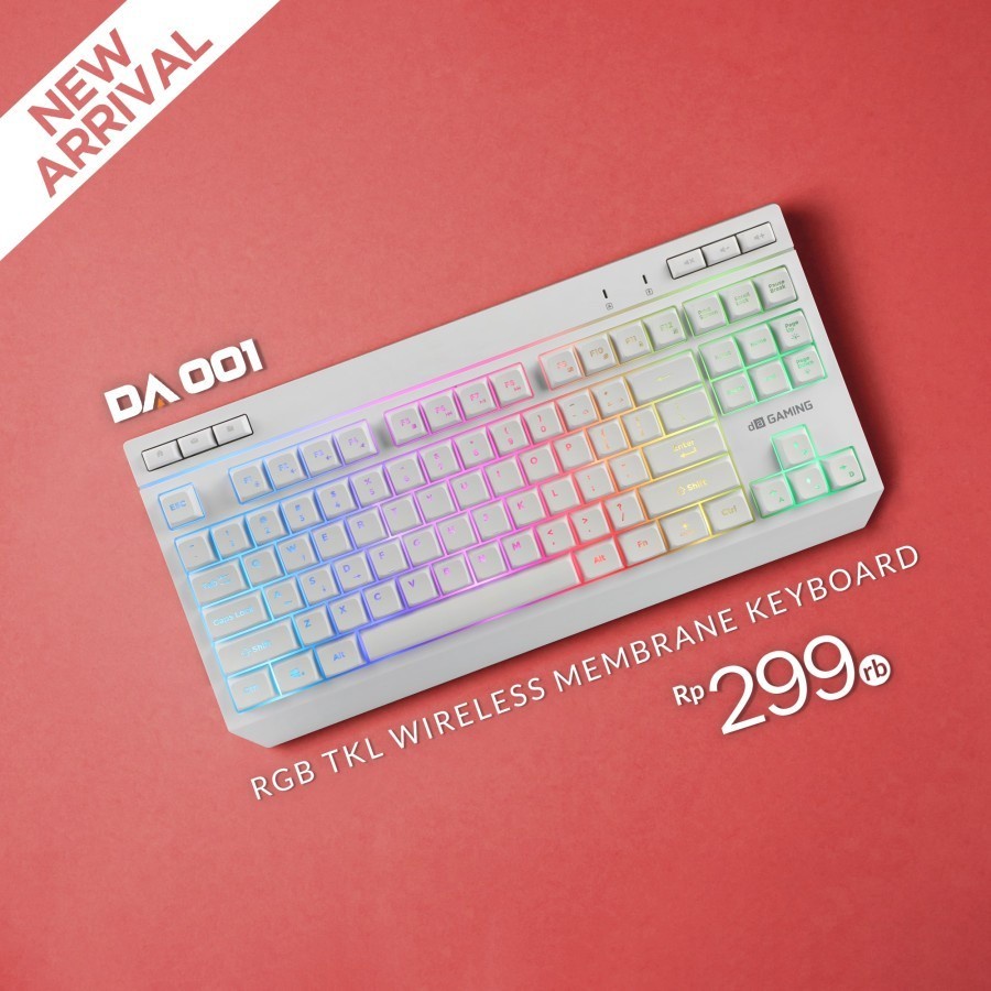 Jual Digital Alliance DA 001 RGB TKL Wireless Gaming Keyboard | Shopee ...