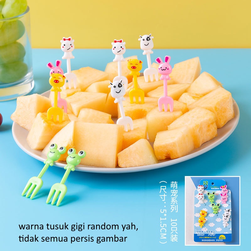 Jual [LOGU] [PART 1] Tusuk gigi semut, mata, party picks, hiasan bekal ...
