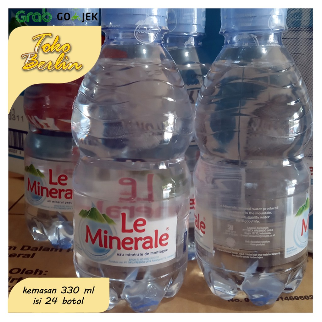 Jual LE MINERALE 330 ML ISI 24 BOTOL AIR MINUM MINERAL | Shopee Indonesia