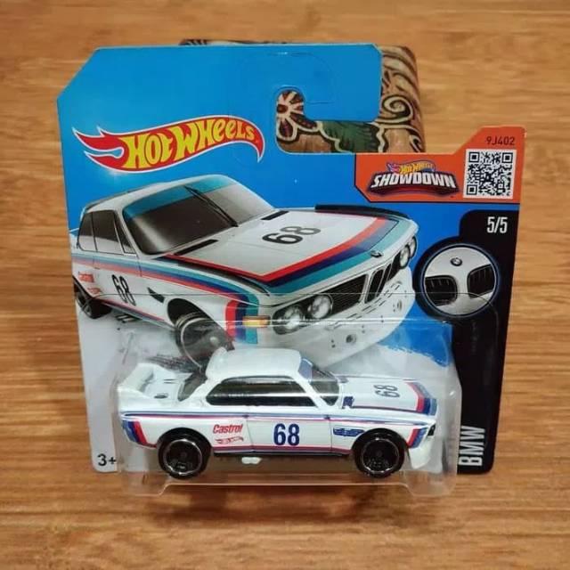 Jual Diecast Hot Wheels BMW 3.0 CSL 1973 White Vintage Race Car Short ...