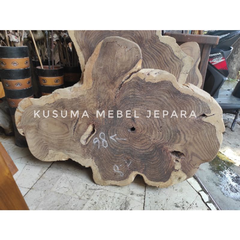 Jual Papan Top Table Kayu Sonokeling Solid (Panjang 90cm, Lebar 65cm ...