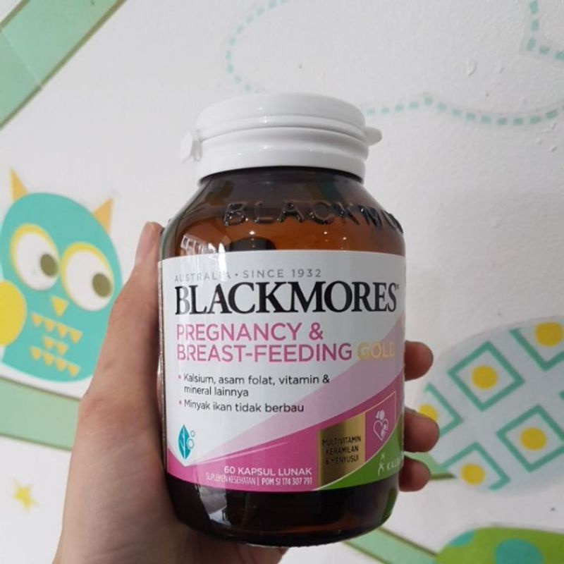 Jual BLACKMORES Pregnancy & Breastfeeding Gold 60s | Shopee Indonesia