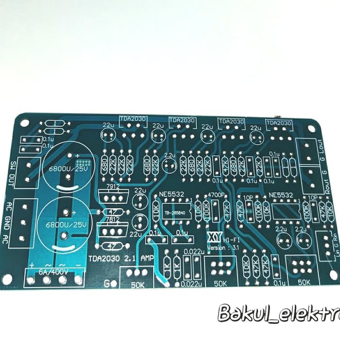 Jual PCB POWER 2.1 CHIP AMP LM1875/TDA2050 | Shopee Indonesia