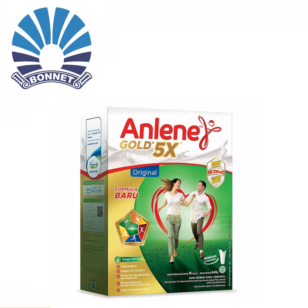 Jual ANLENE - Gold 5X 640g Original 9415007009146 | Shopee Indonesia