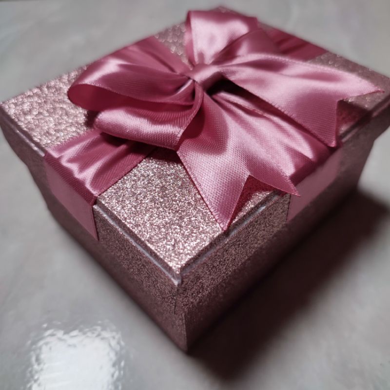 Jual Kotak Kado Glitter Pink Hardbox Hampers Box Kado Exclusive Happy ...