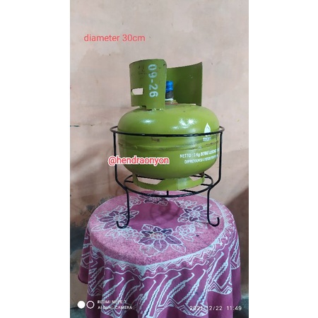 Jual Standing gas/Tempat Gas rangka besi/rak besi tempat gas | Shopee ...