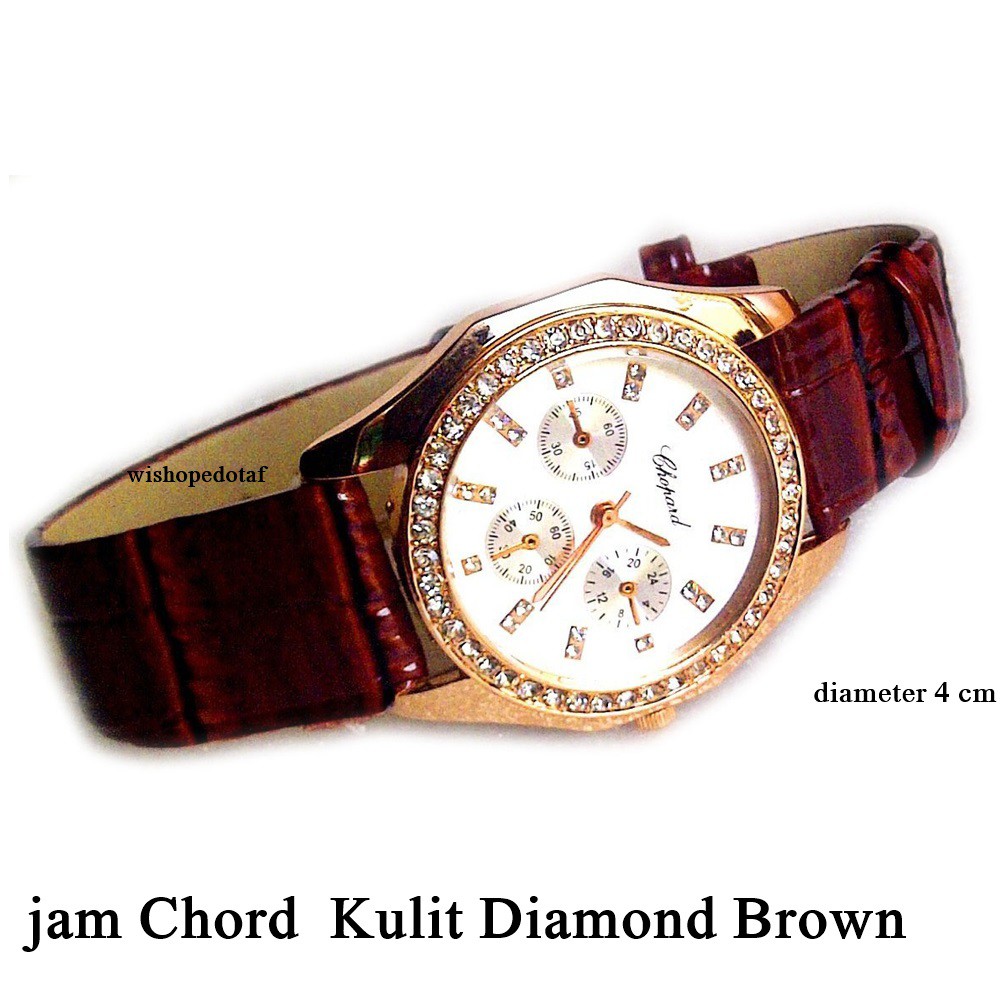 Jual Jam diamond Rubber Chord Kulit | Shopee Indonesia