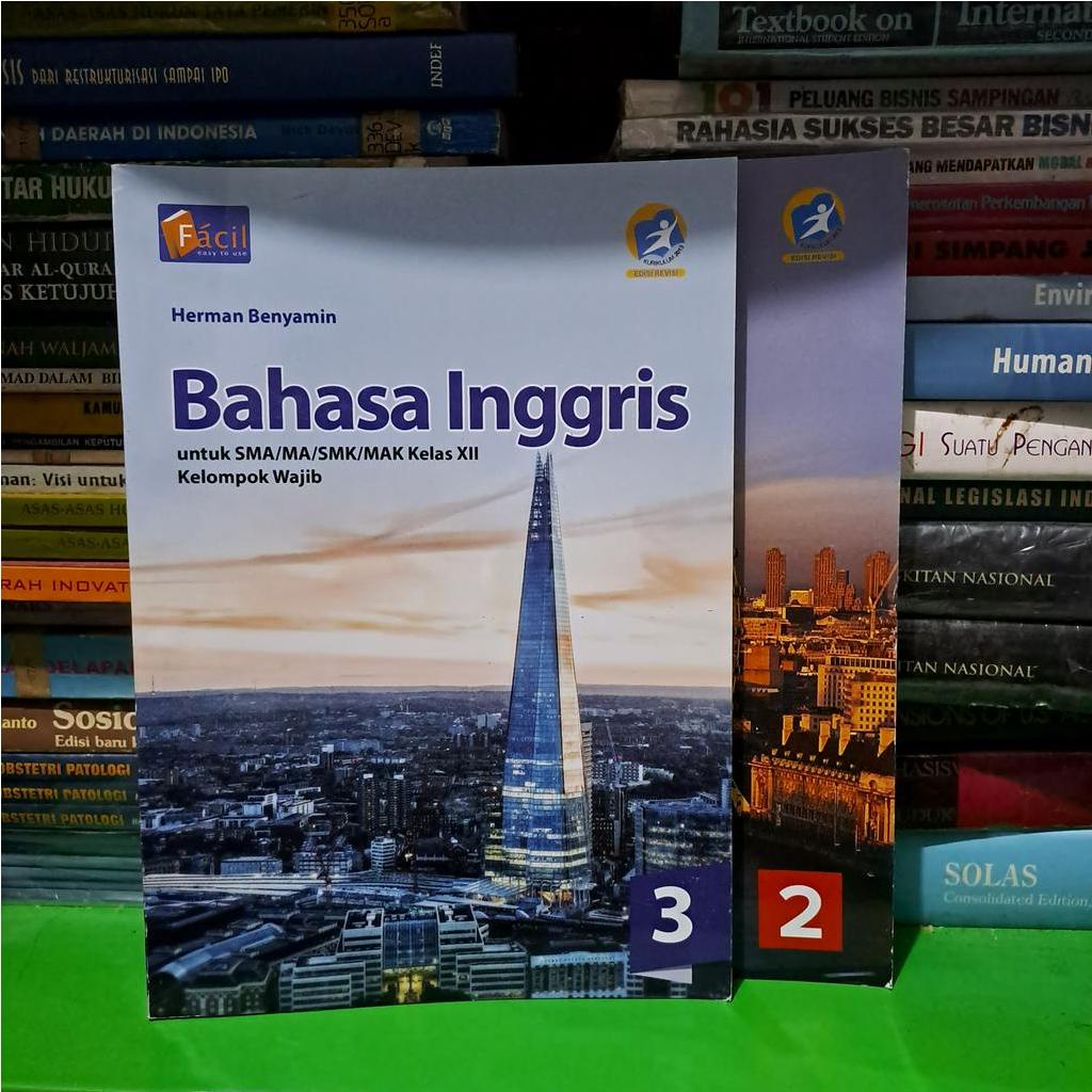 Jual BUKU BEKAS BAHASA INGGRIS KELAS 1/2/3 SMA FACIL KURIKULUM 2013 REVISI | Shopee Indonesia