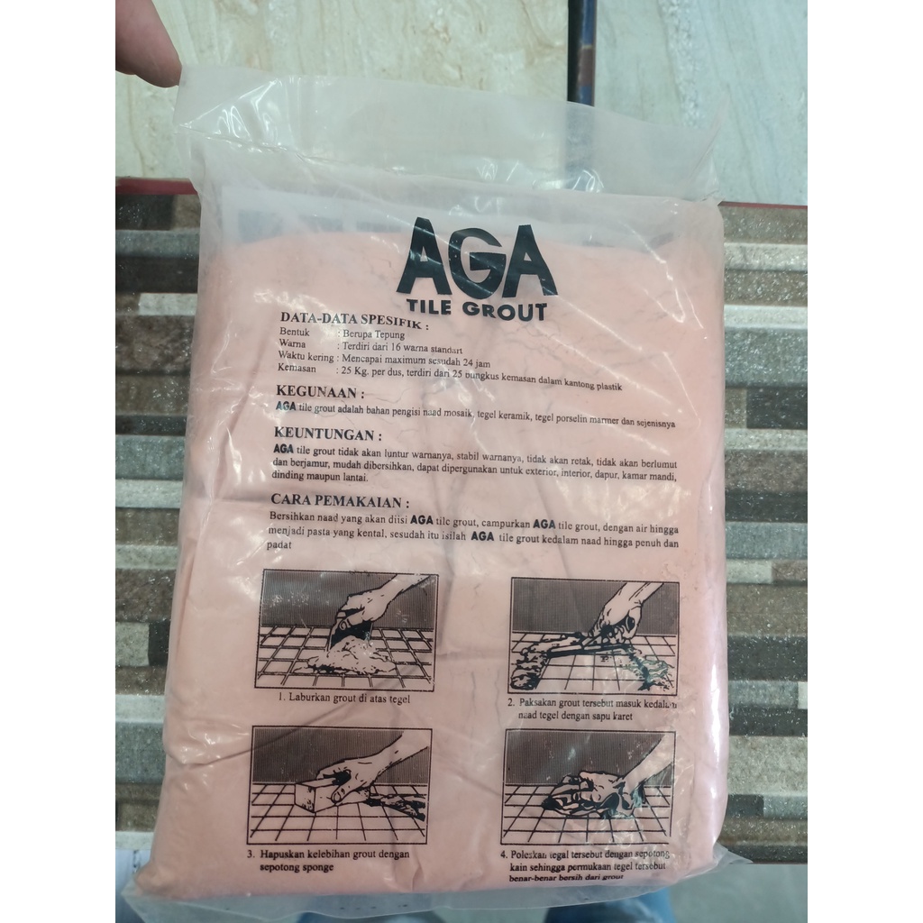 Jual Tile Grout Semen Warna 1 Kg Nat Keramik Granite Granit Marmer ...