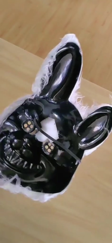 Jual Topeng Kelinci Berdarah Topeng Bulu Scary Rabbit Putih Halloween ...