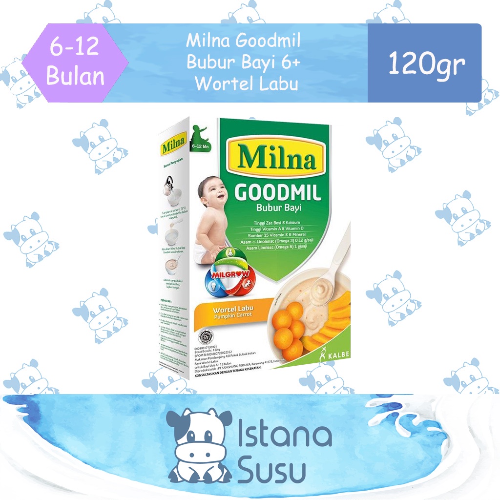 Jual Milna Bubur Bayi Goodmil (6-12bln) 120gr | Shopee Indonesia