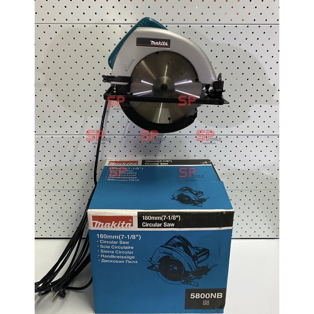 Jual MESIN GERGAJI POTONG KAYU 7 INCH 7" CIRCULAR SAW MAKITA 5800NB ...