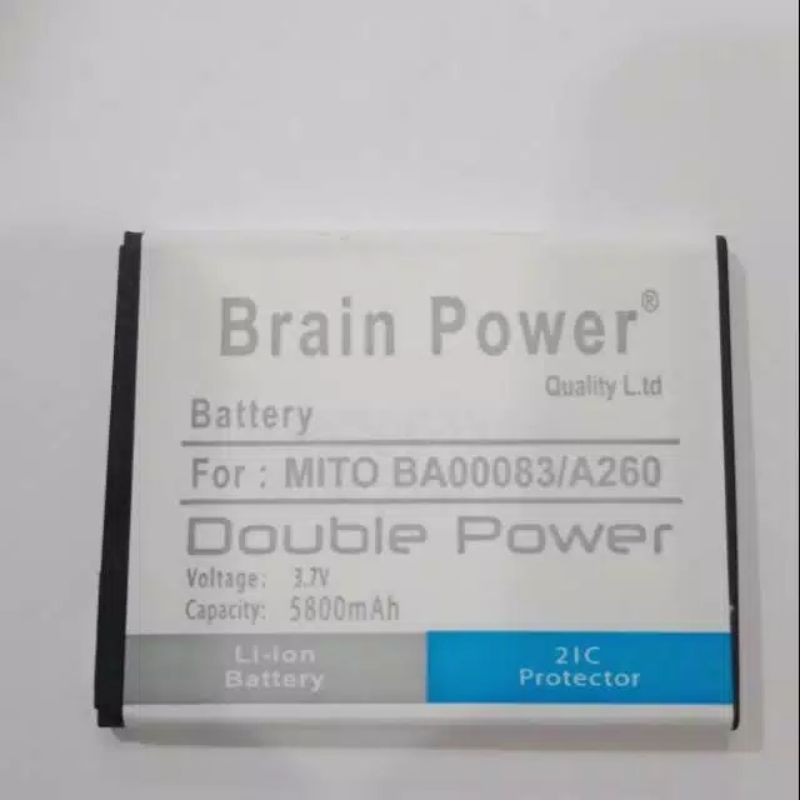 Jual Batre baterai bt hp Mito Fantasy Mini / A260 / Ba-000083 Double ...