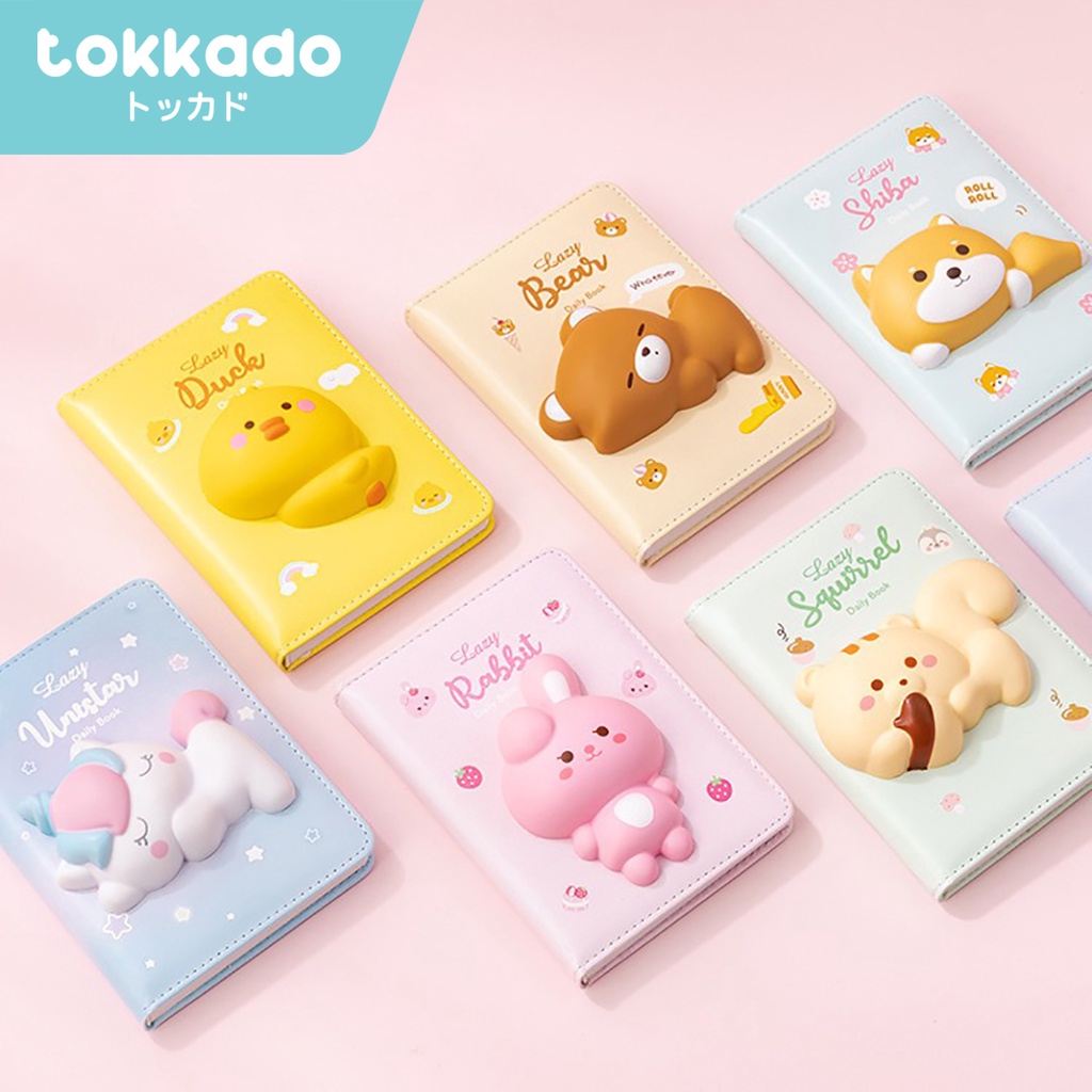 Jual TOKKADO Fuwa Squishy Daily Notebook Agenda Buku Catatan Anak Diary ...