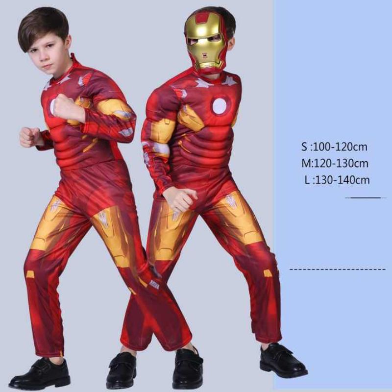 Jual kostum MARVEL anak IRON MAN Full Set | Shopee Indonesia