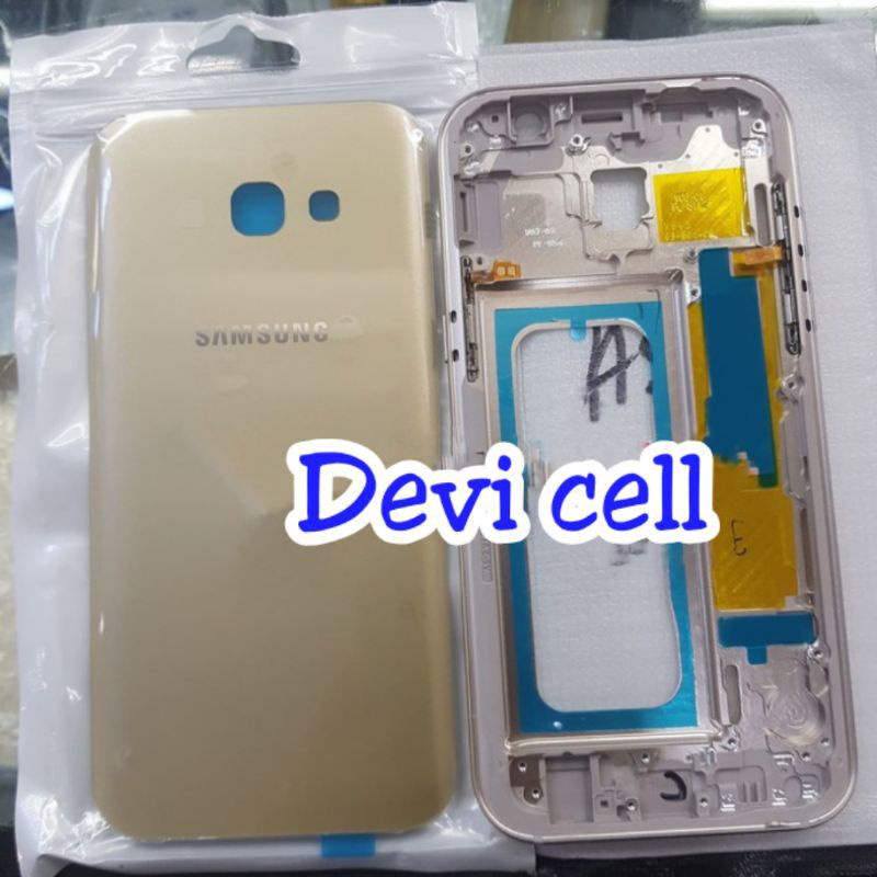 Jual CASING KESING HOUSING SAMSUNG A520 A5 2017 BACKDOOR BACK DOOR FRAME BAZEL LCD ORIGINAL ...