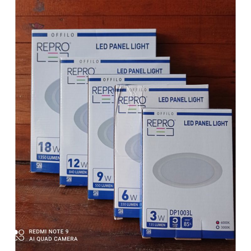 Jual REPRO IB PANEL LED DOWN LIGHT LAMPU PLAFON LED DOWNLIGHT LED 3W 6W ...
