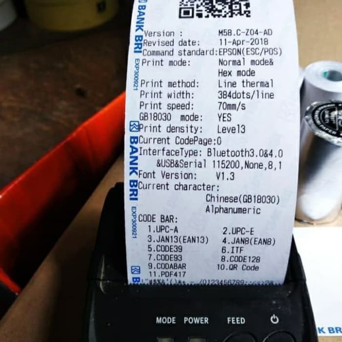 Jual Langsung Order KERTAS THERMAL STRUK EDC BANK BRI UKURAN 57/58X30MM ...