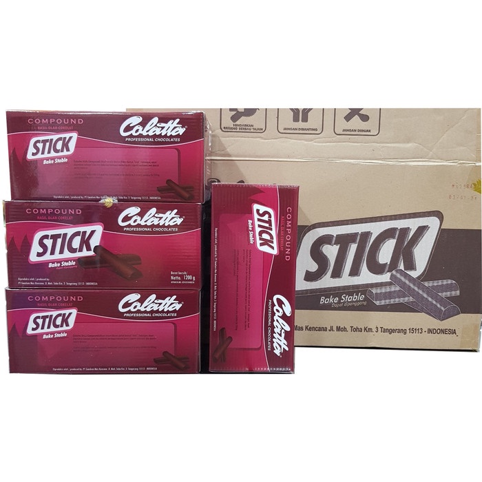 Jual Colatta Stick bake stable 1.2kg Coklat compound Batang stik GROSIR ...