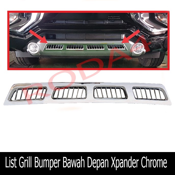 Jual List Front Grille Grill Bumper Bawah Depan Mobil Mitsubishi ...