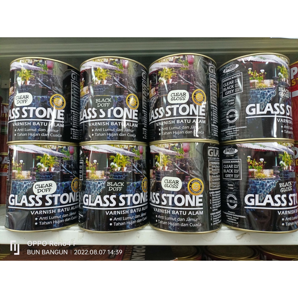Jual Cat Batu Alam | Varnish Batu Alam | Coating Batu Alam - Glass ...