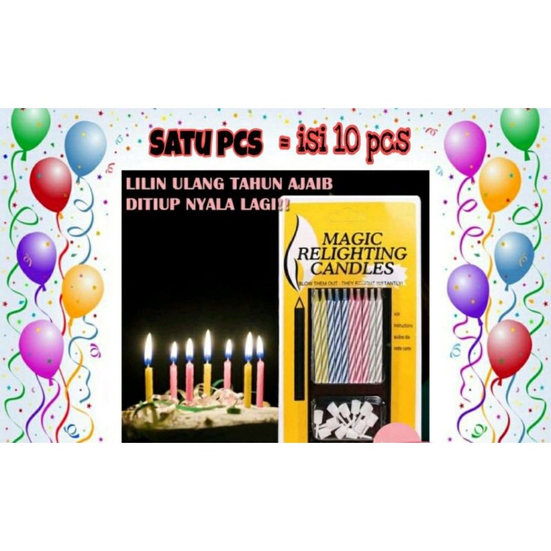 Jual Lilin Magic / Magic Candle / Lilin Ulang Tahun | Shopee Indonesia