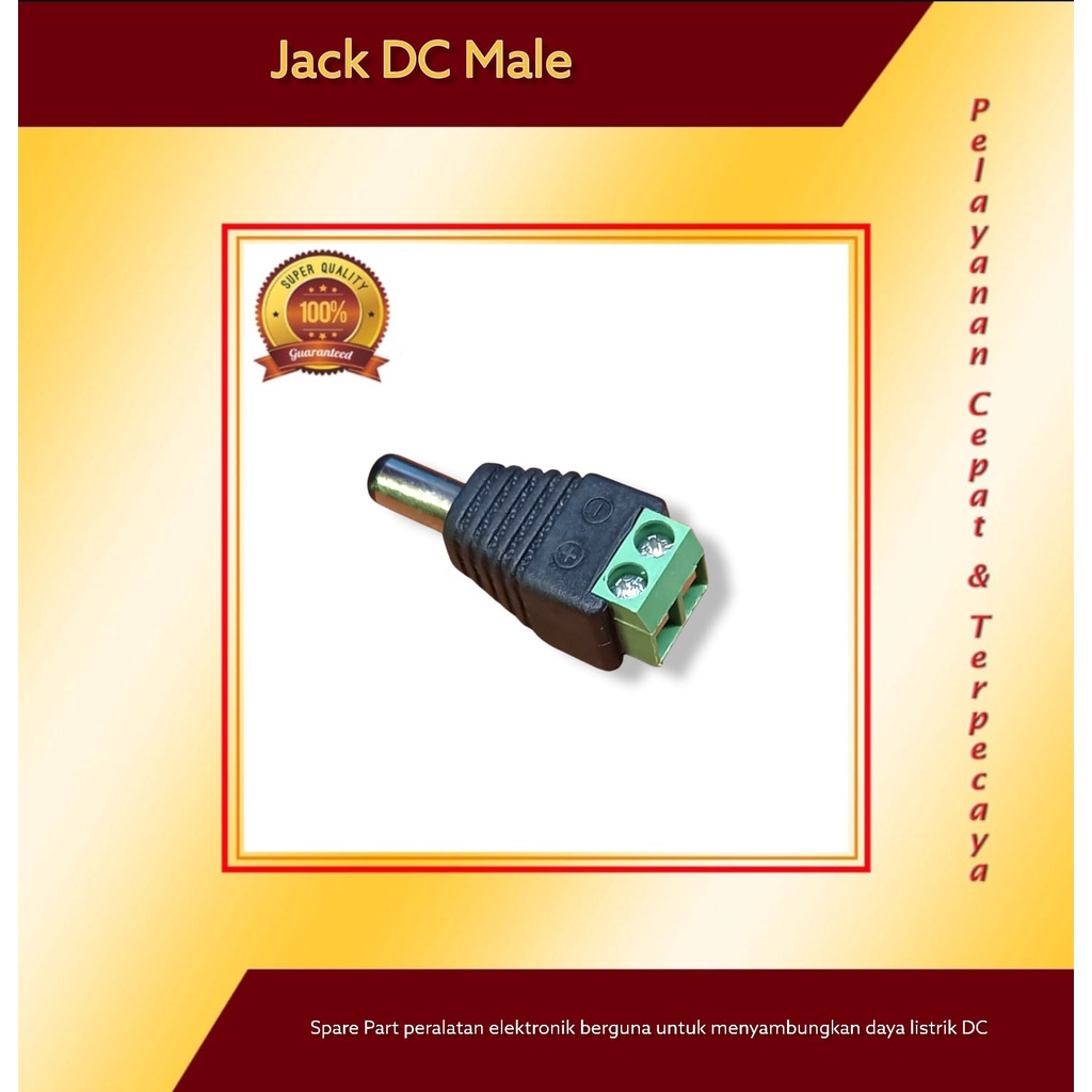 Jual Jack DC Male for CCTV Dll | Shopee Indonesia