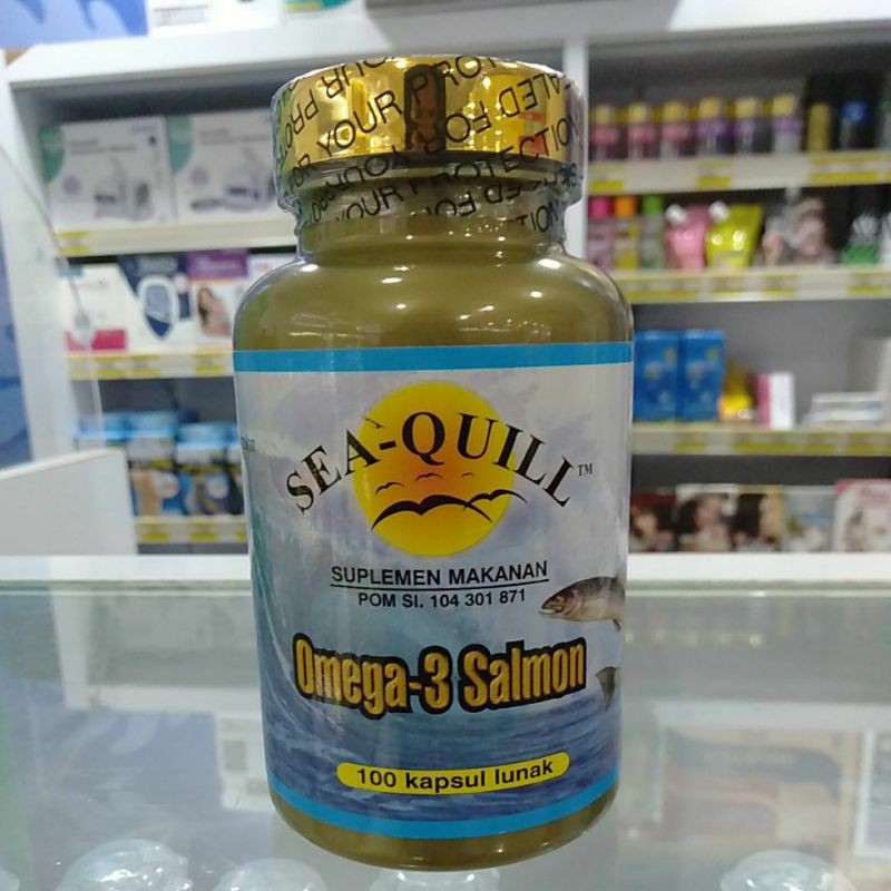 Jual SEAQUILL OMEGA 3 SALMON (100 sofgel) | Shopee Indonesia