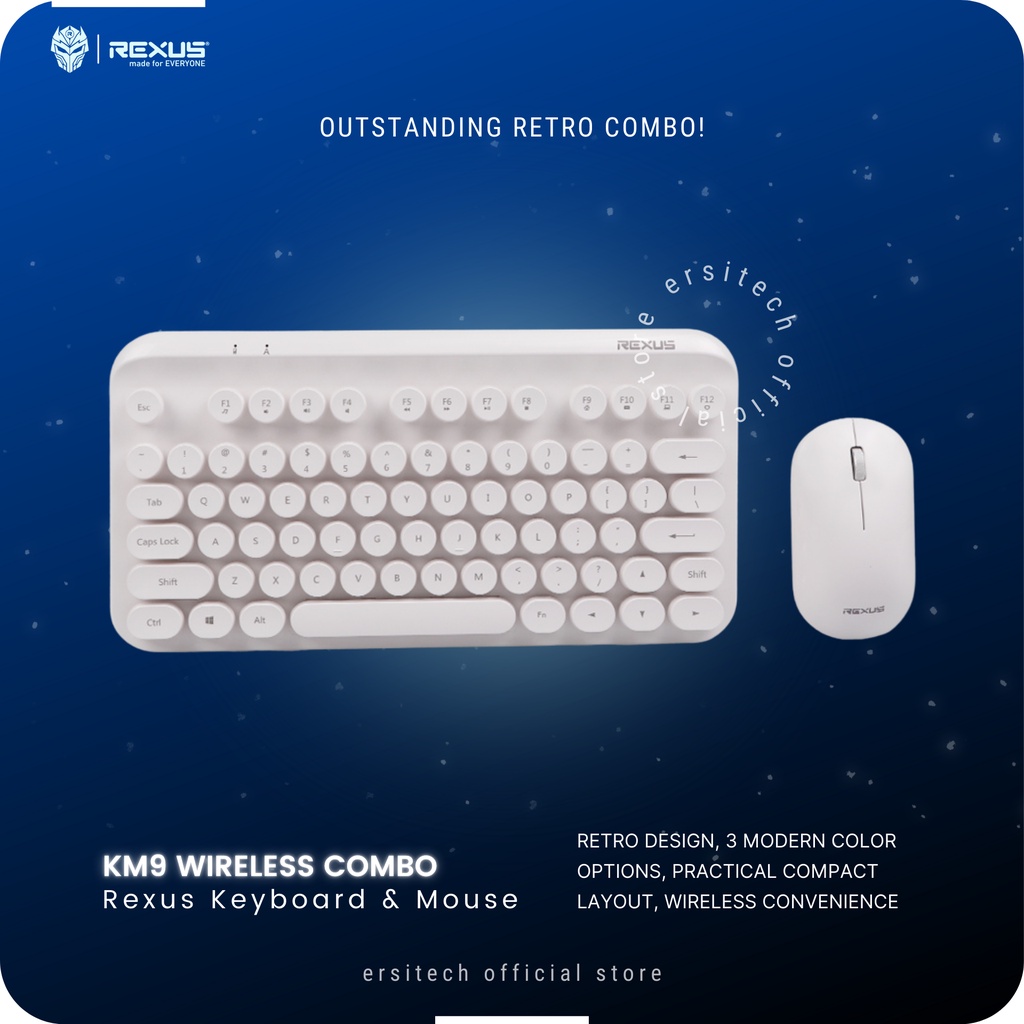 Jual Rexus KM9 - Keyboard Mouse Wireless, Keyboard Rexus, Mouse Rexus ...