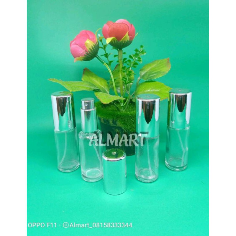 Jual botol parfum spray kaca 15ml putih polos | Shopee Indonesia