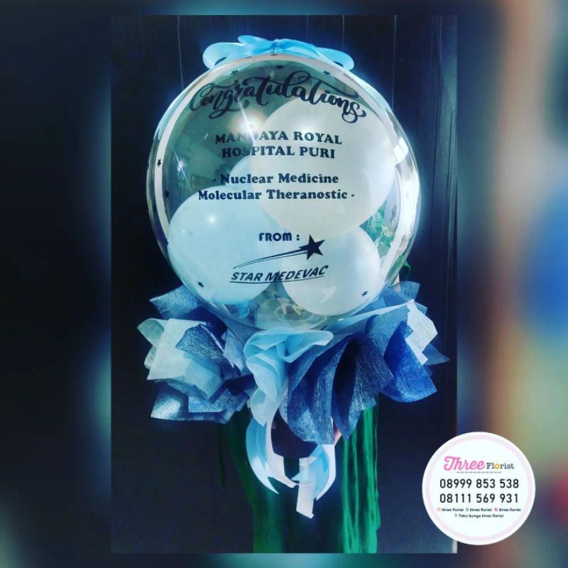 Jual box bung balon / hadiah ucapan grandopening ucapan congratulations ...