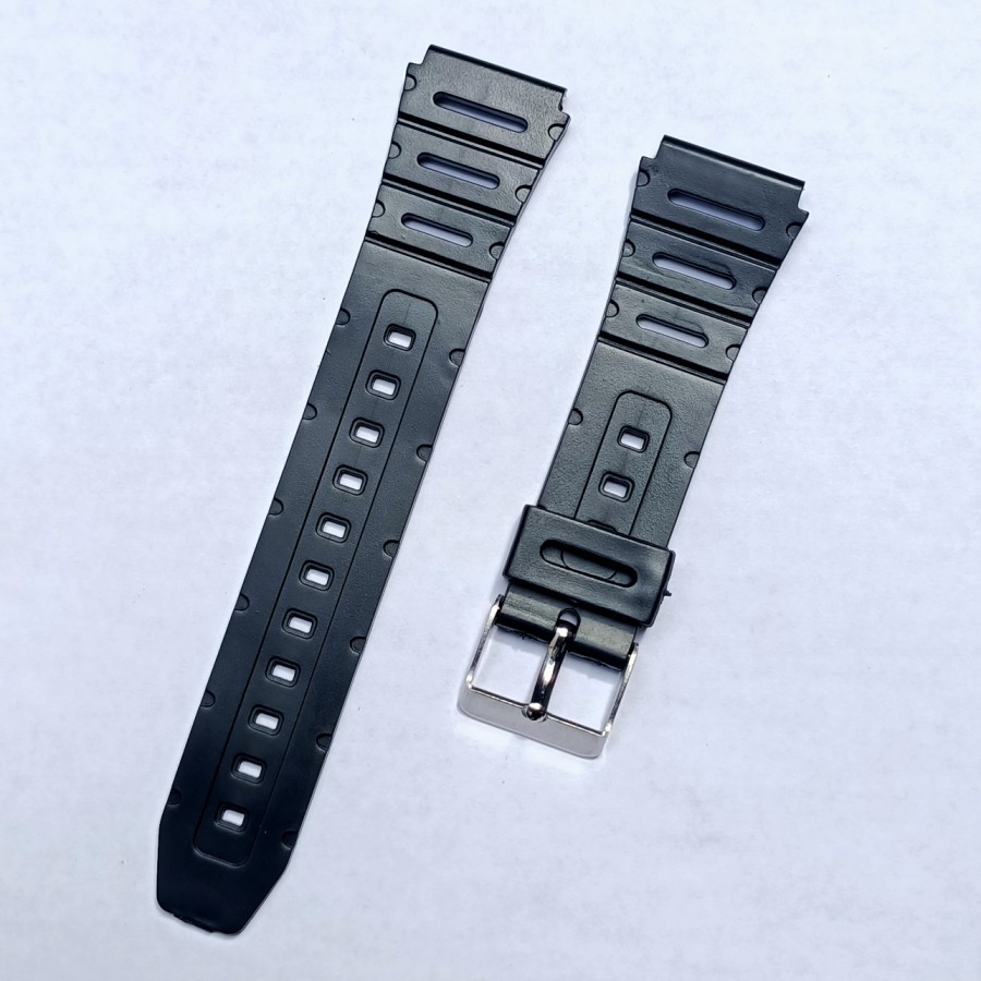 Jual strap jam tangan Casio C53 tali jam tangan Casio kalkulator murah ...
