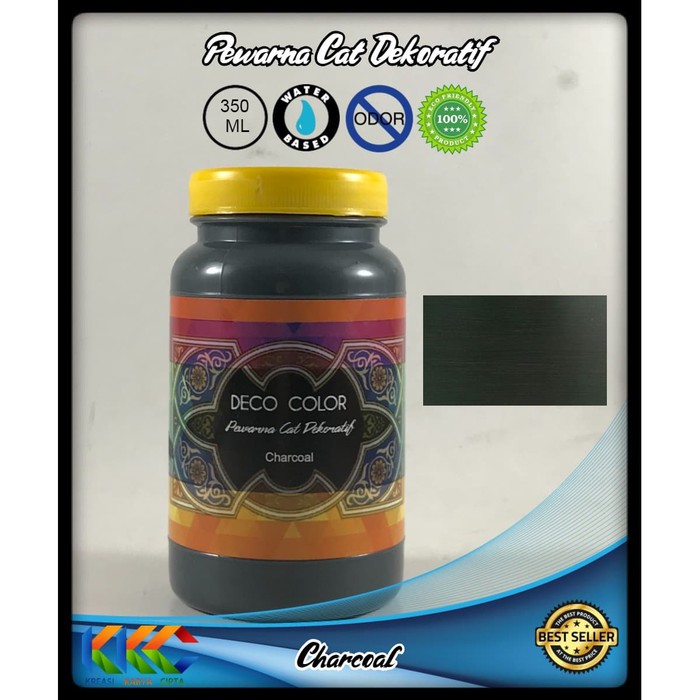 Jual Deco Color Pewarna Cat Motif-Charcoal-Kemasan 400 Ml | Shopee ...