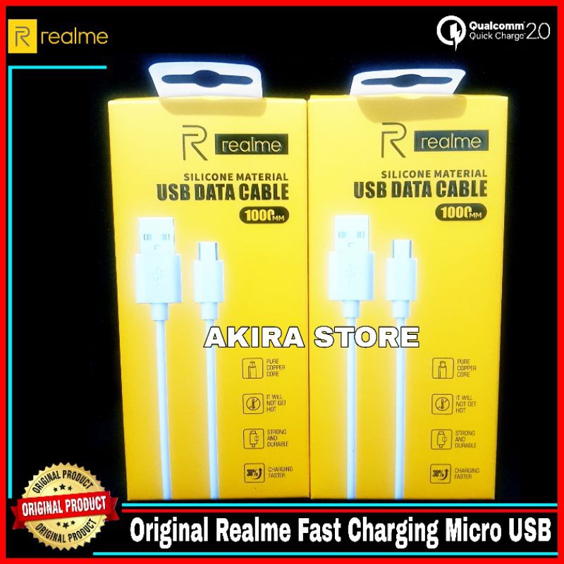 Jual Kabel Data Realme C1 C2 C3 C11 C12 C15 U1 Realme 3 5 5i 5s Original 100% Micro USB | Shopee ...