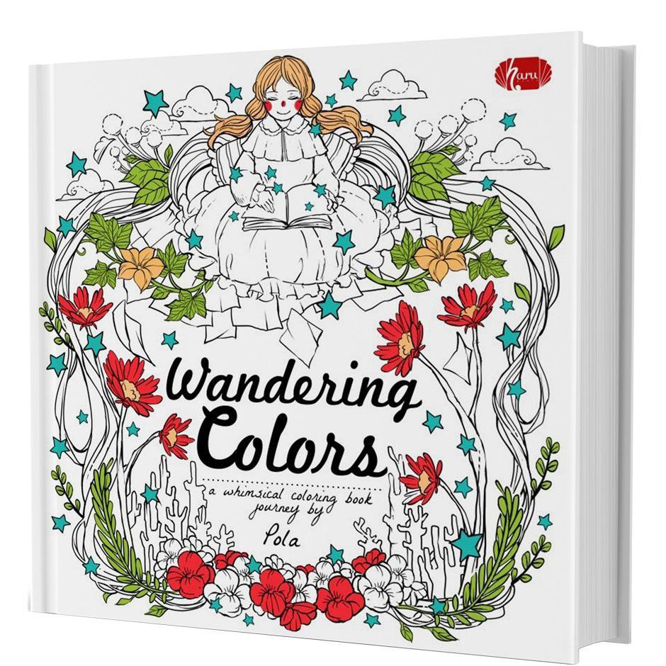 Jual Art Therapy Wandering Colors Anti Stress Adult Coloring Book Buku ...