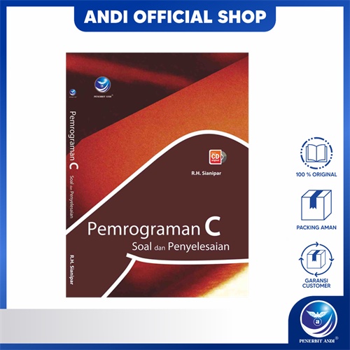Jual Penerbit Andi - Pemrograman C, Soal dan Penyelesaian | Shopee Indonesia