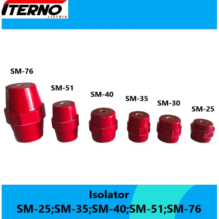 Jual Isolator Busbar SM 35-8 SM35 Merah Iterno | Shopee Indonesia