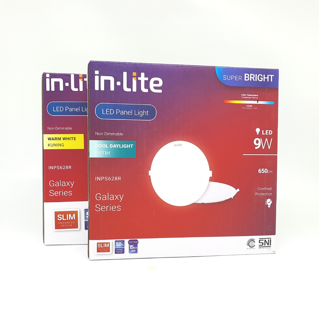 Jual INLITE LAMPU DOWNLIGHT PANEL LED PANEL BULAT INBOW DOWNLIGHT INBOW ...