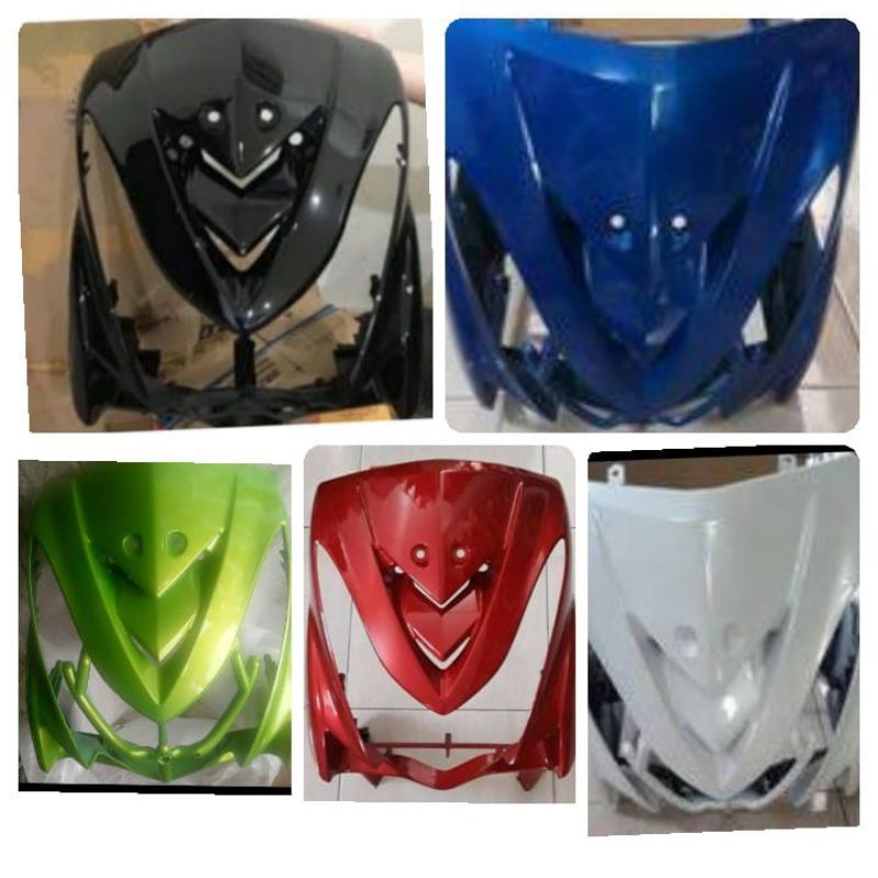 Jual tameng panel depan yamaha Mio soul karbu/lama hitam biru merah ...